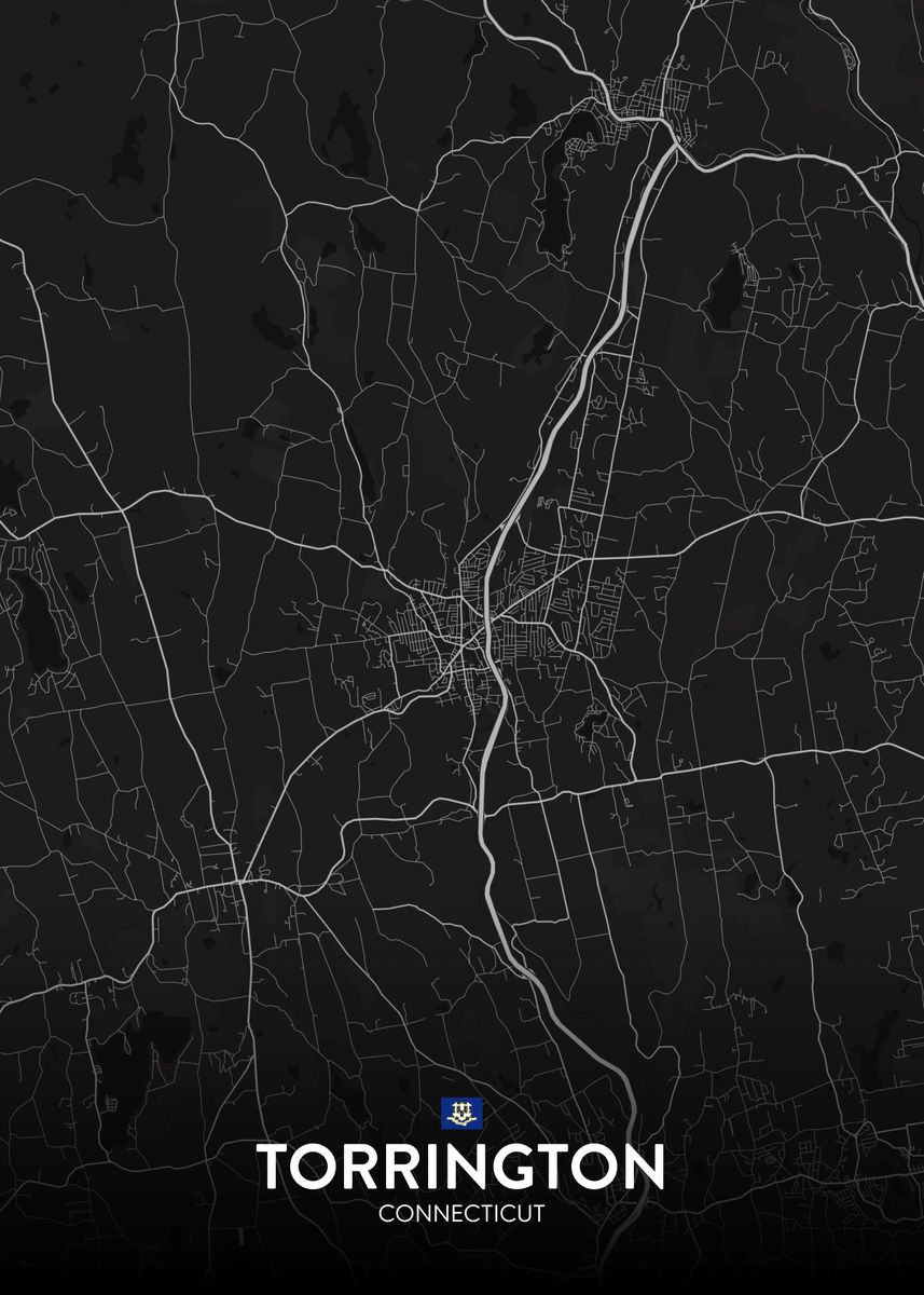 'Torrington CT' Poster, picture, metal print, paint by IMR Designs ...