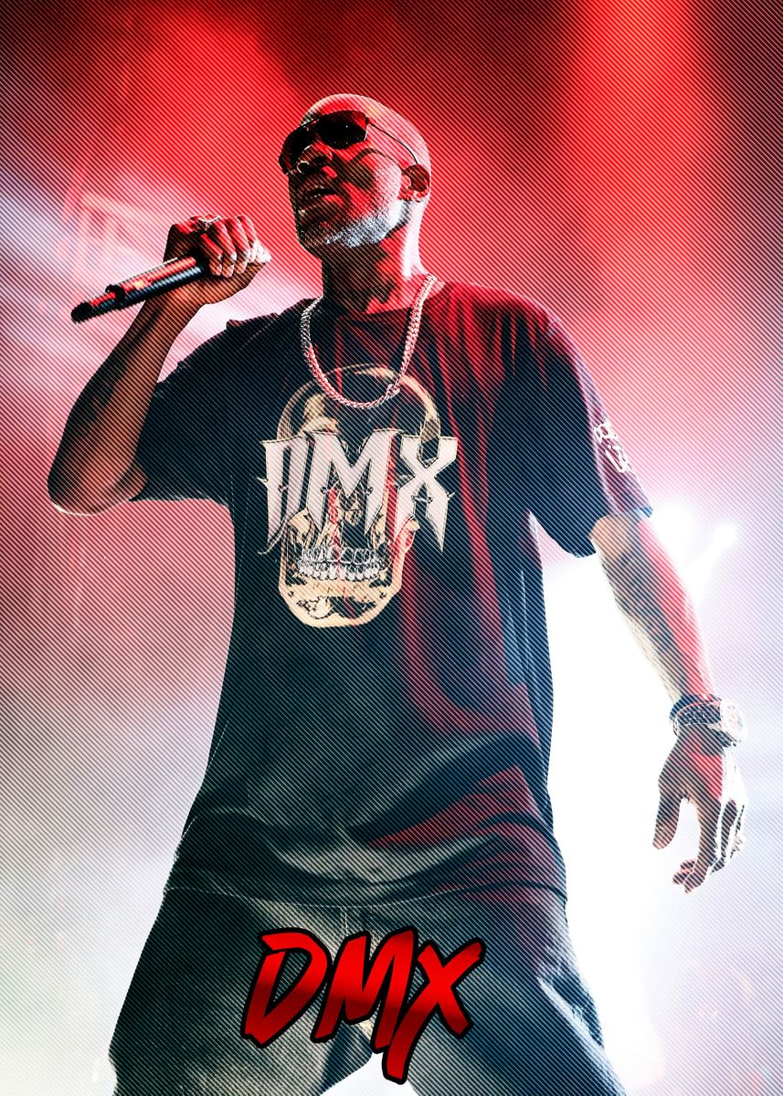 'DMX Rapper' Poster, picture, metal print, paint by jamesstudio | Displate