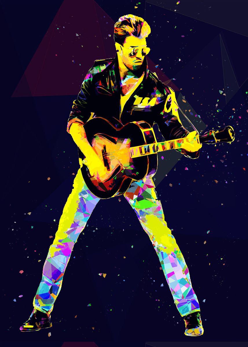 'GEORGE MICHAEL' Poster, picture, metal print, paint by ...