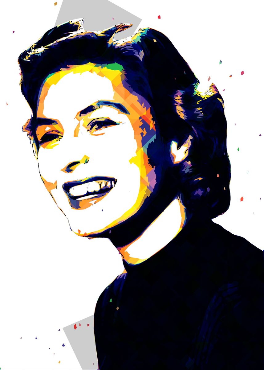 'Ingrid Bergman' Poster by HildaWarren Studio | Displate