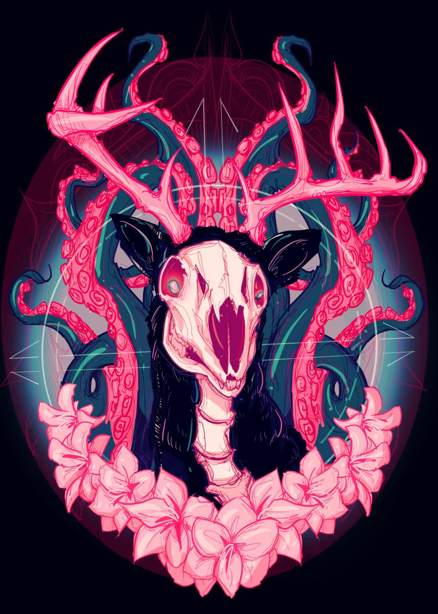 'Entropy' Poster, picture, metal print, paint by LVB Art | Displate