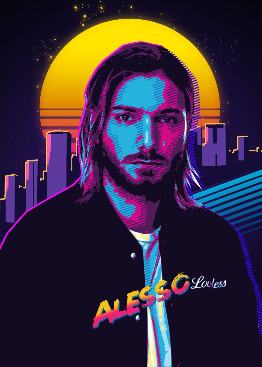 'alesso' Poster by Bestselling Music Posters | Displate