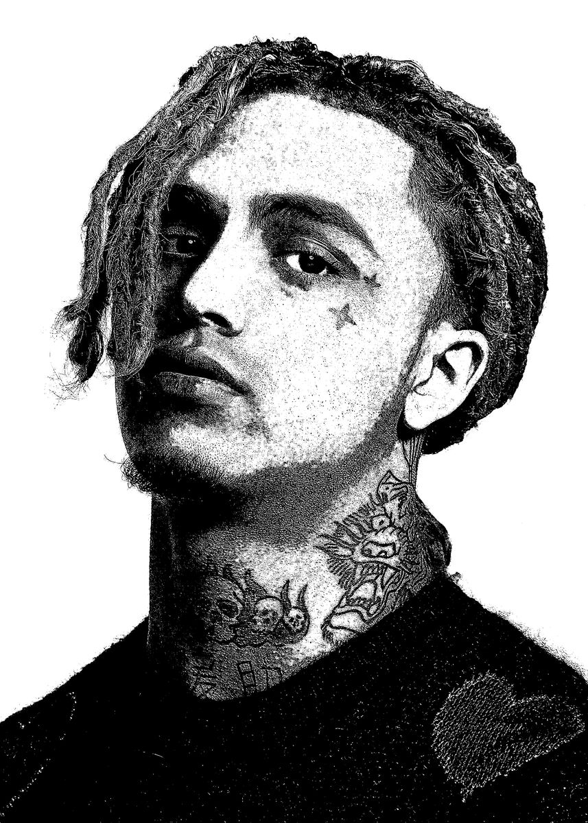 'lil pump' Poster, picture, metal print, paint by Imagine Arts | Displate