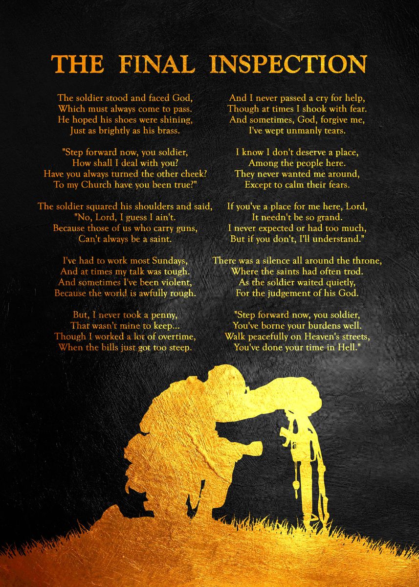 'The Final Inspection' Poster, picture, metal print, paint by ...