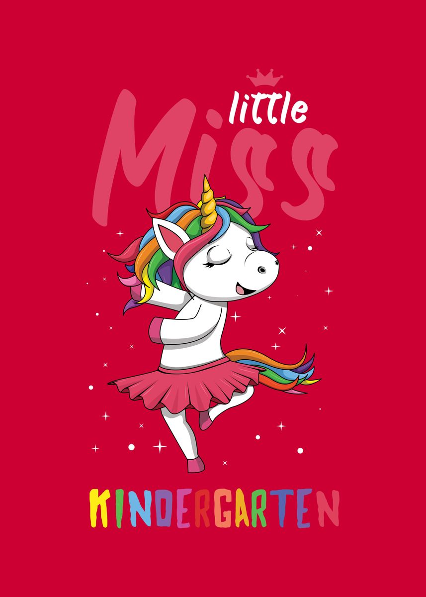 'Girl Miss Kindergarten' Poster by ShirTom | Displate