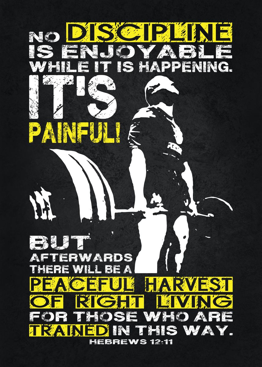 'Discipline' Poster, picture, metal print, paint by CHAN | Displate