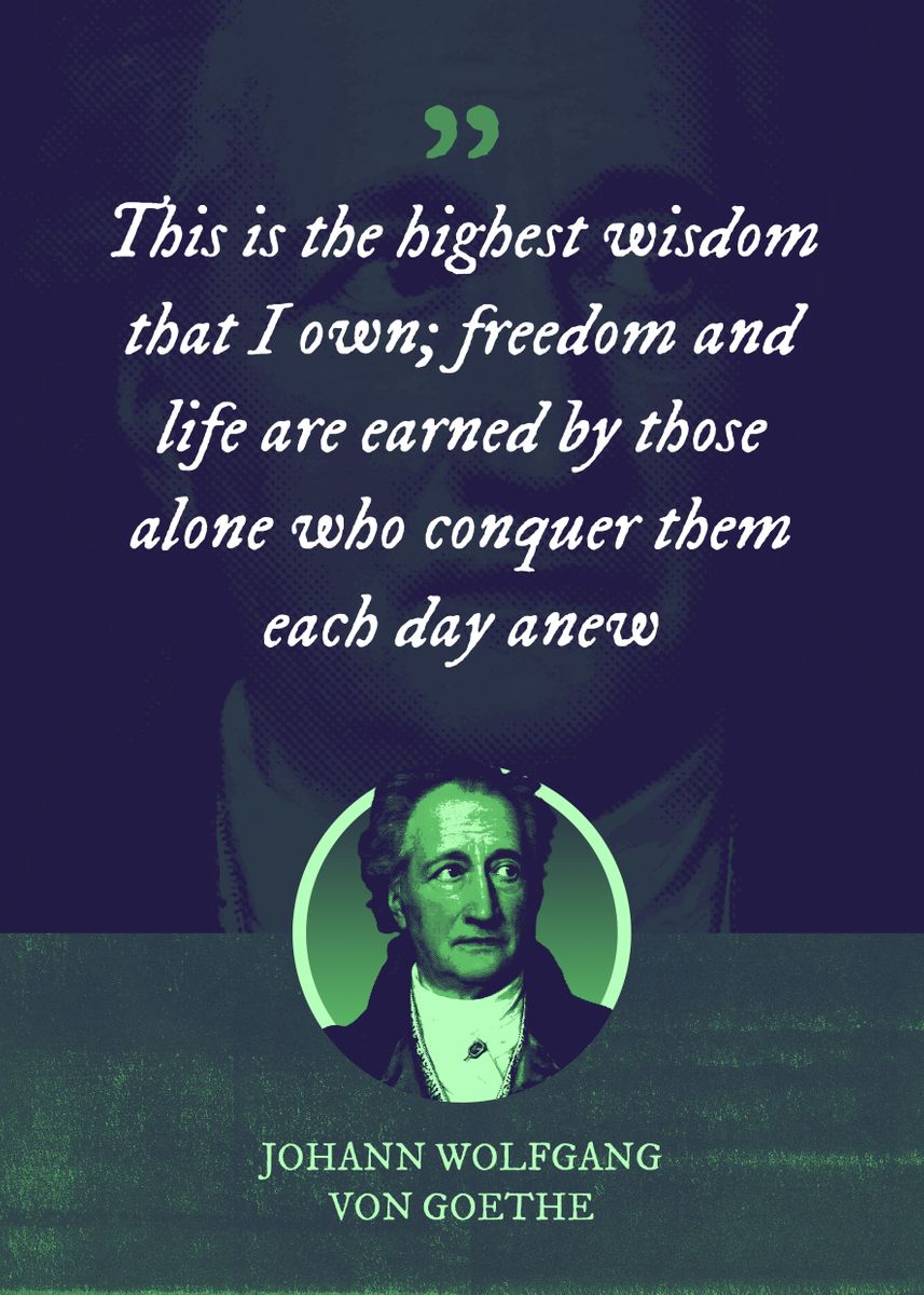 'This is the highest wisdom' Poster, picture, metal print, paint by ...