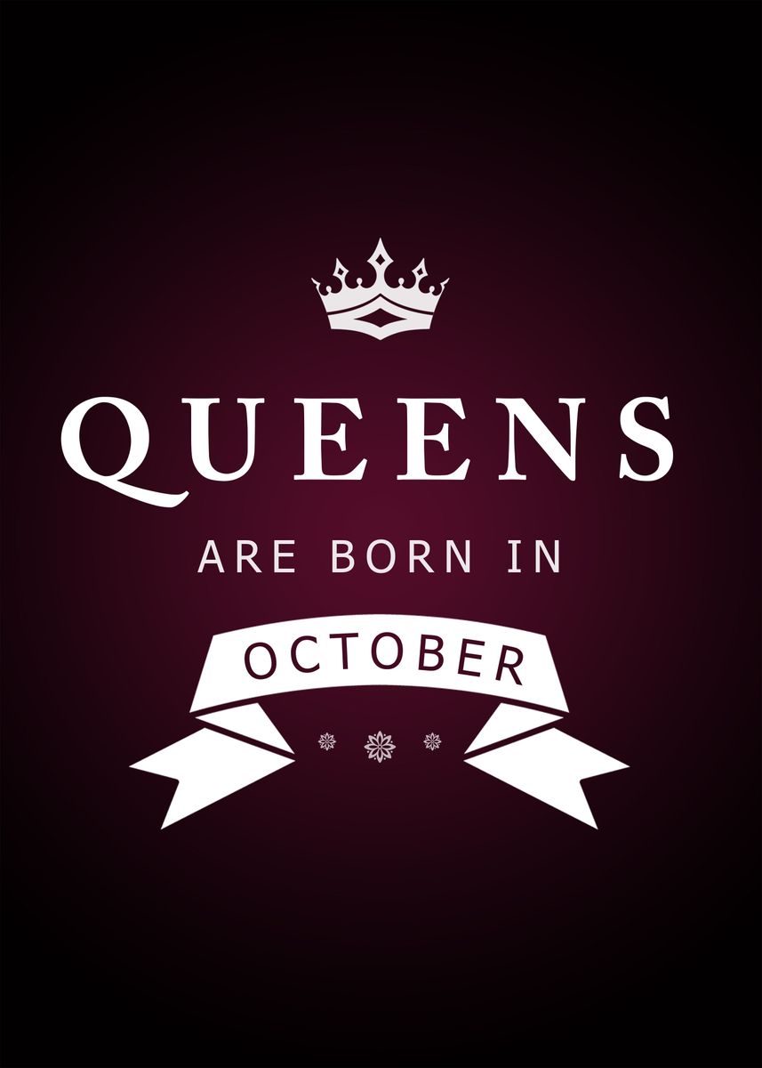 'October Queen' Poster by Tindahan POD | Displate