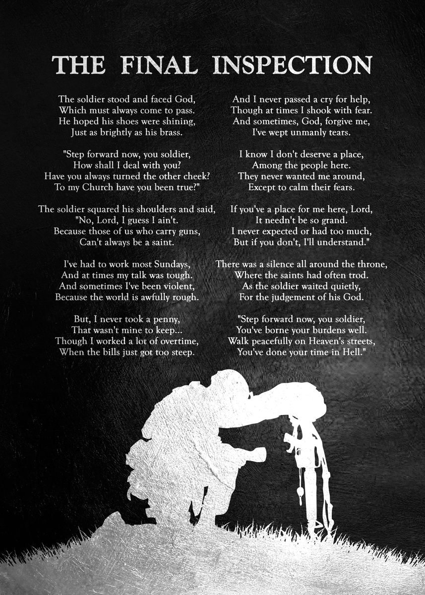 'The Final Inspection' Poster, picture, metal print, paint by ...