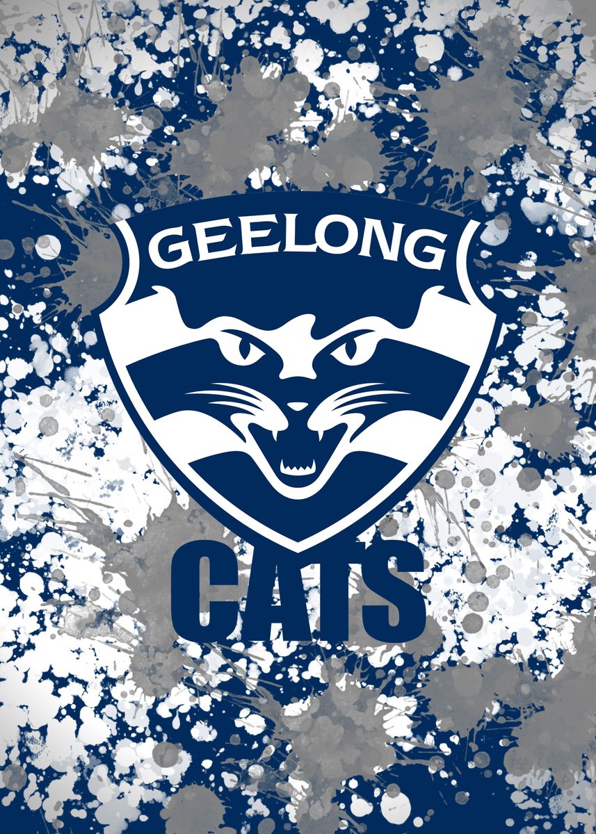 'Geelong Cats' Poster, picture, metal print, paint by Hawdon Images ...