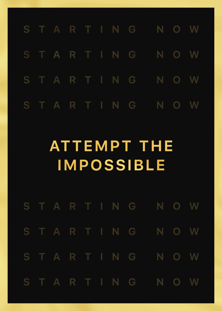 'Possibilities Quote' Poster by Visitify | Displate
