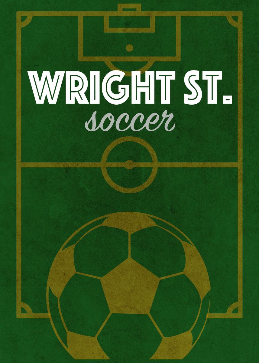 'Wright State Soccer Team' Poster, picture, metal print, paint by ...