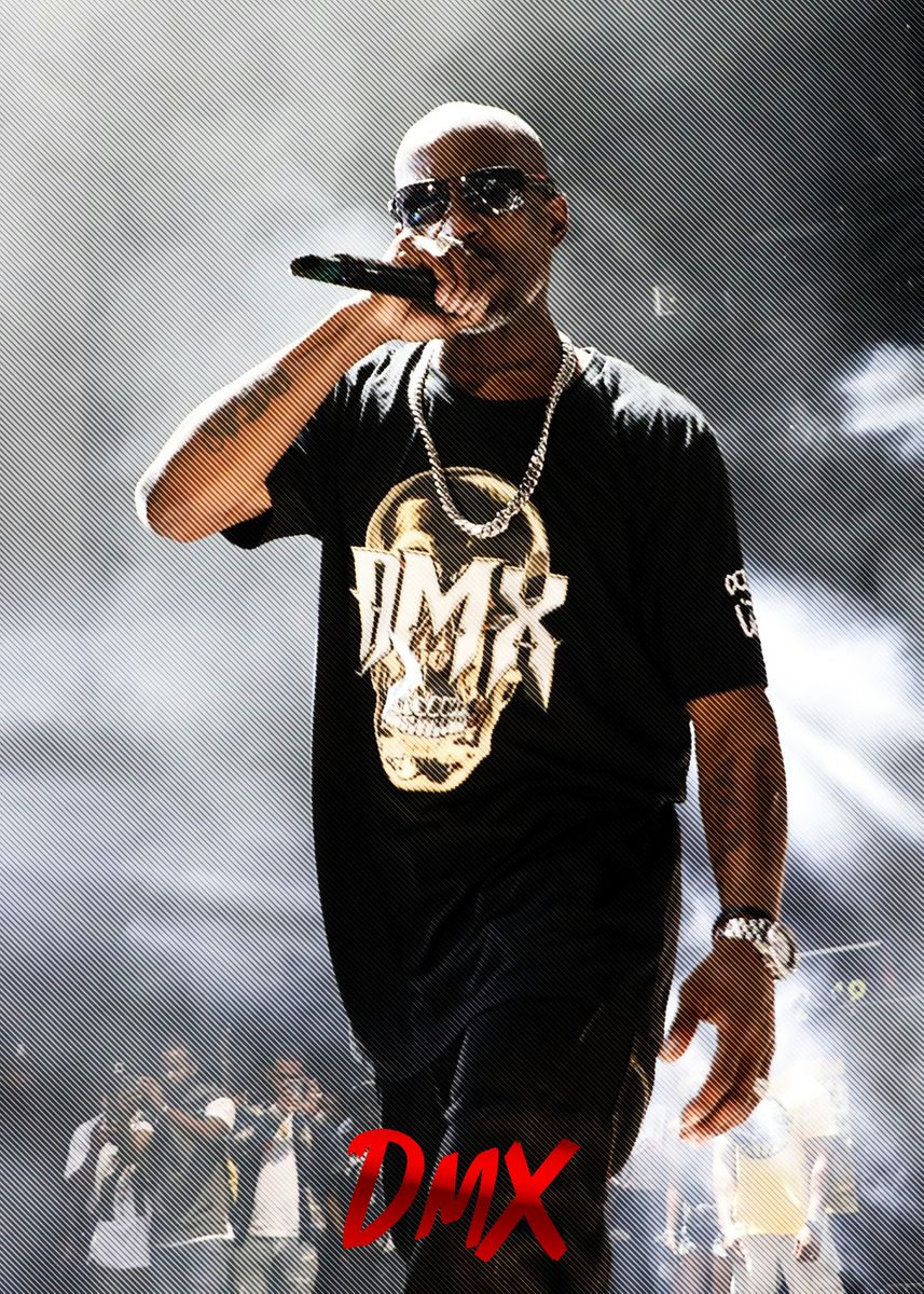 'DMX rapper hiphop ' Poster, picture, metal print, paint by jamesstudio ...