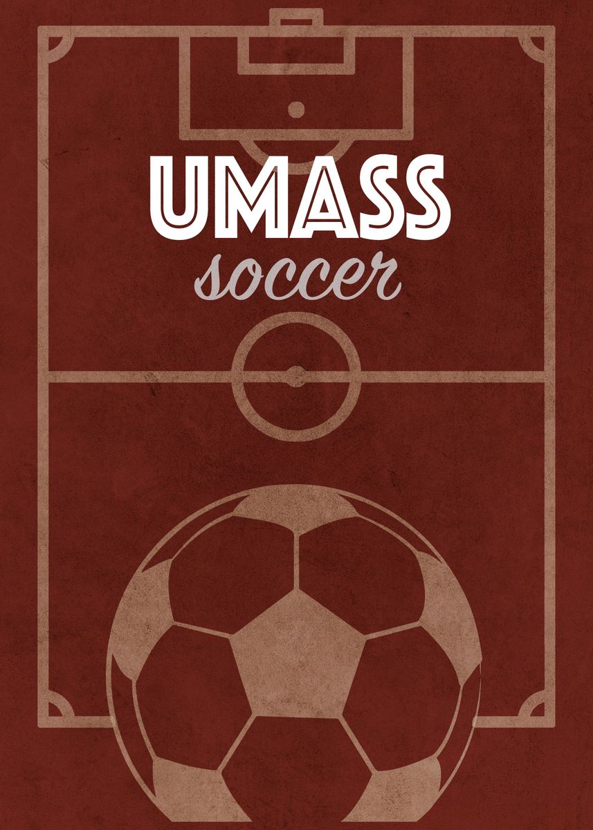 'University Massachusetts' Poster, picture, metal print, paint by ...