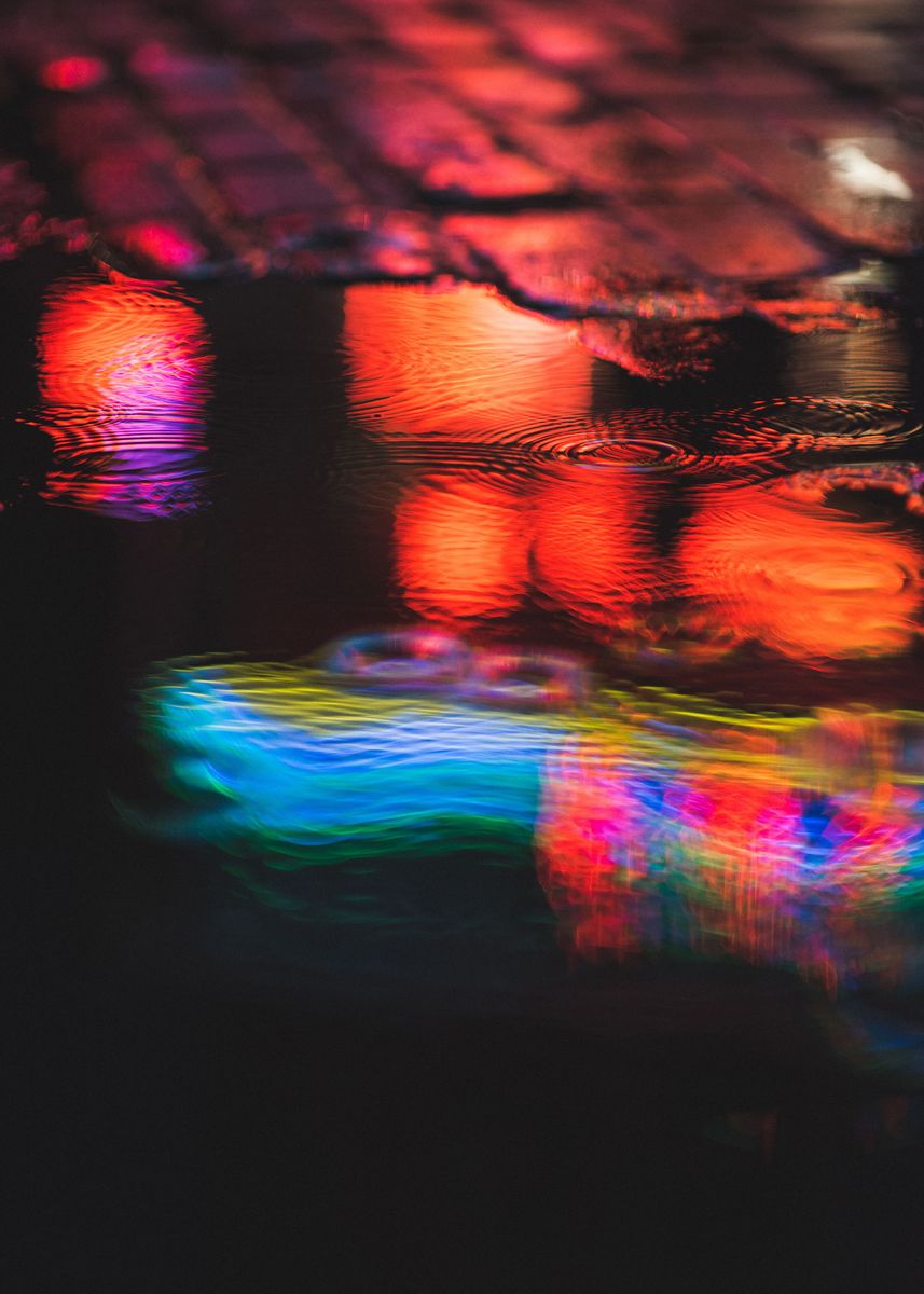 'Ripple' Poster, picture, metal print, paint by Photomu | Displate