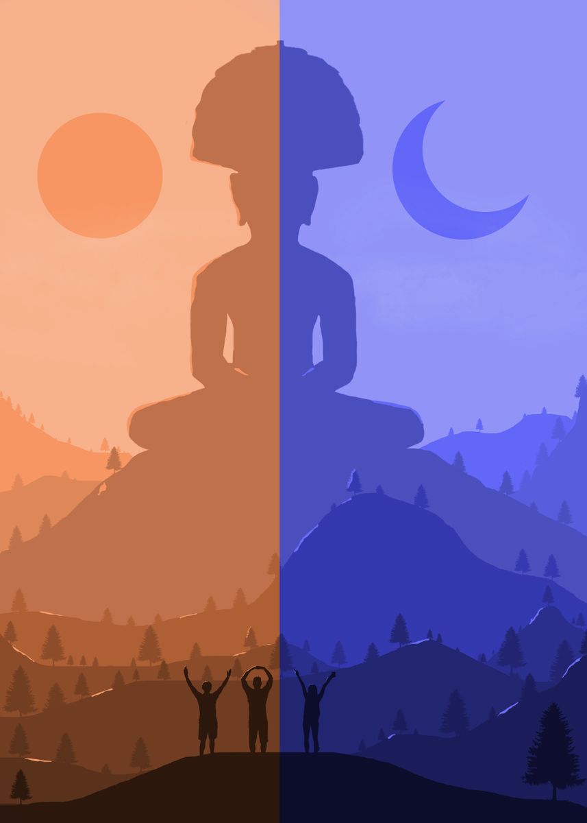 'God Landscape' Poster by VISO Productions | Displate