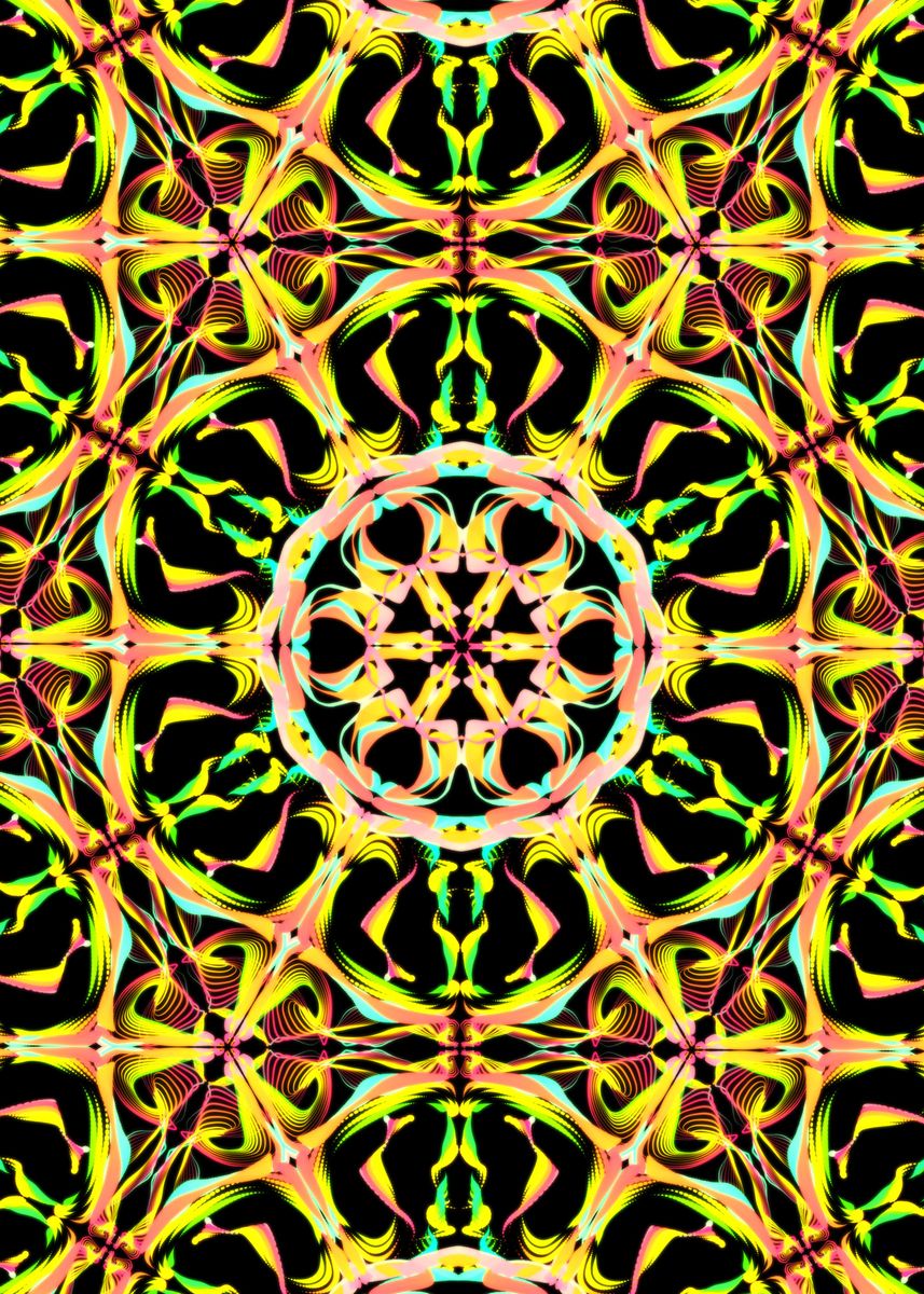 'Mandala 15' Poster by Kitsuyolt | Displate