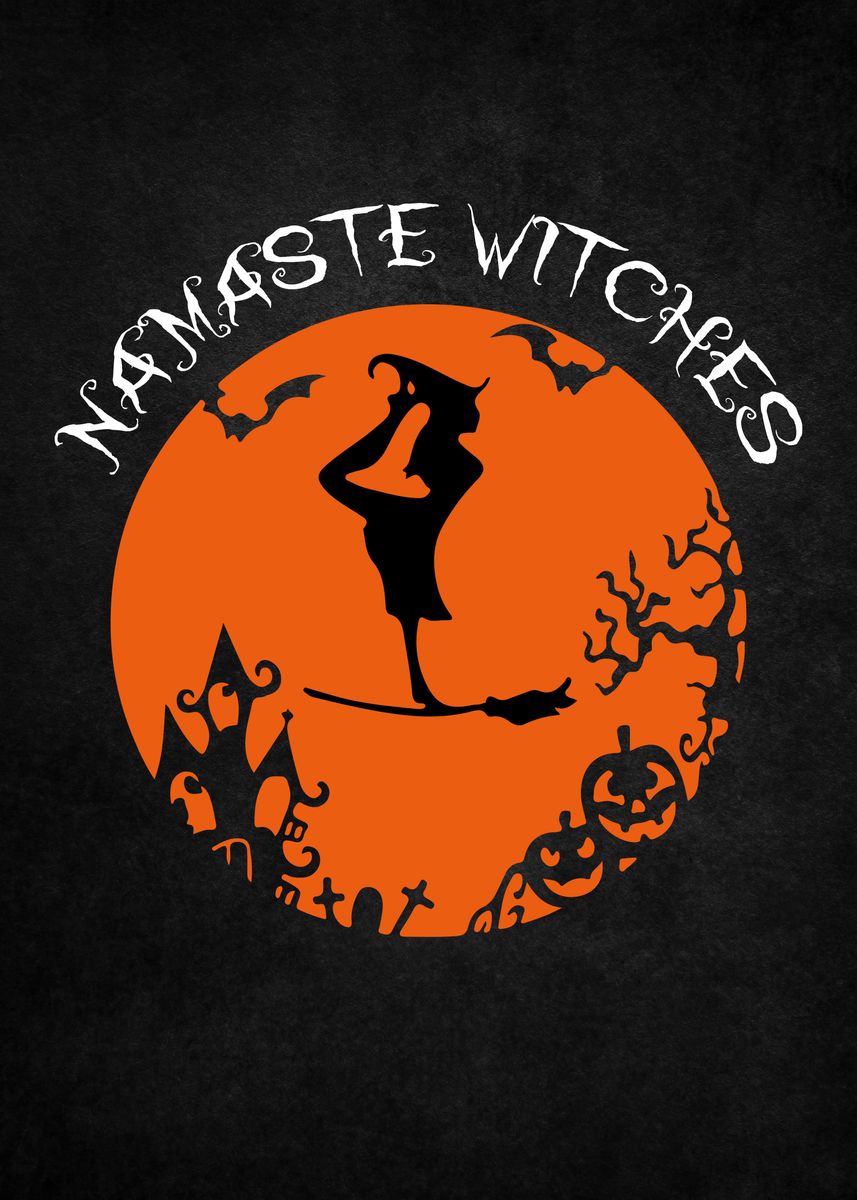 '03 Namaste witches 03' Poster by Gloria Grant | Displate