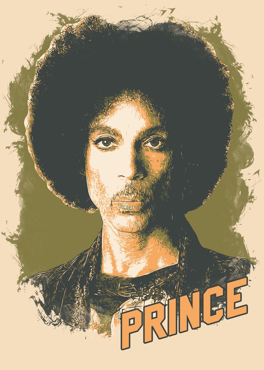 'Prince Music Artwork' Poster, picture, metal print, paint by Rizky ...