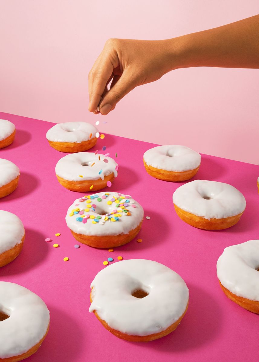 'Icing Donut with Sprinkles' Poster by Mateo Baldasare | Displate