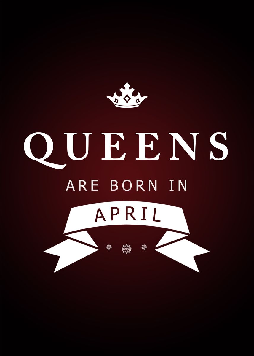 'April Queen' Poster, picture, metal print, paint by Tindahan POD ...
