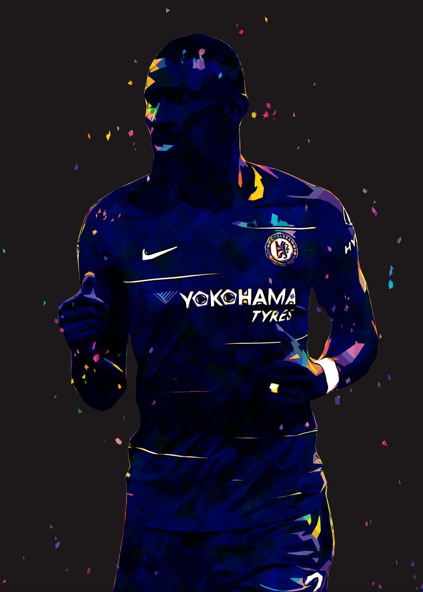 'Antonio Rudiger' Poster, picture, metal print, paint by RobertHall ...