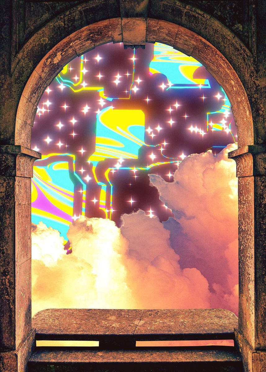 'Portal Collage' Poster by Zach Murray | Displate