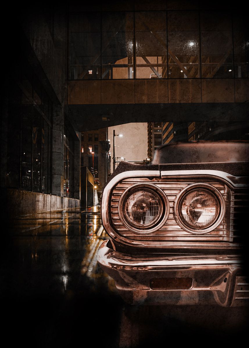 'Metal Shadows' Poster, picture, metal print, paint by Robby Fontanesi ...