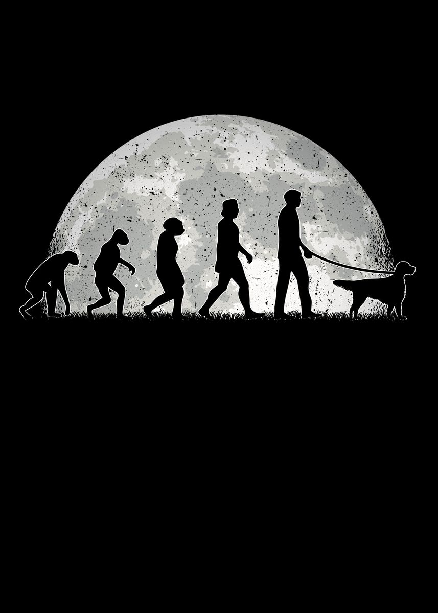 'English Setter Evolution' Poster, picture, metal print, paint by ...