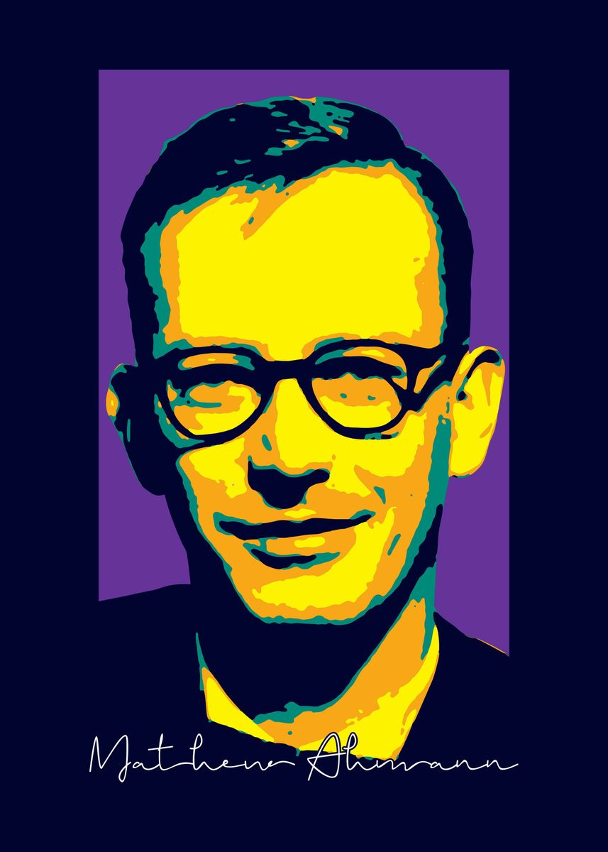 'Mathew Ahmann activist' Poster, picture, metal print, paint by ...