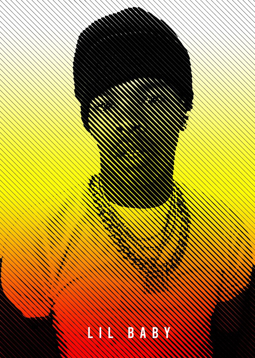 'Lil baby' Poster, picture, metal print, paint by Bestselling Music ...