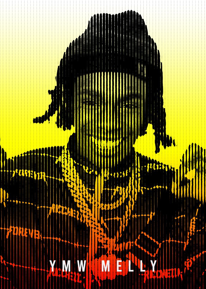 'ymw melly' Poster by Bestselling Music Posters | Displate