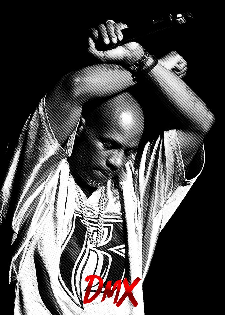 'DMX rapper hiphop' Poster, picture, metal print, paint by jamesstudio ...