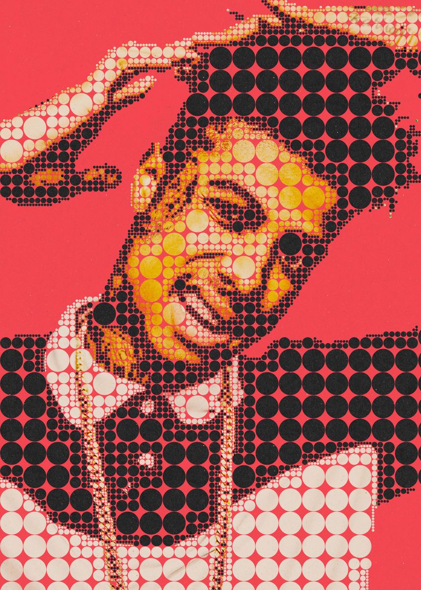 'Blueface' Poster, picture, metal print, paint by Anderson Felix | Displate