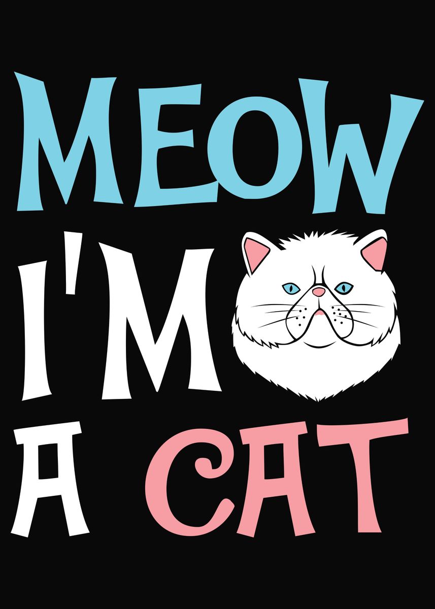 'Cat Cats Feline Kitty Cat' Poster, picture, metal print, paint by ...