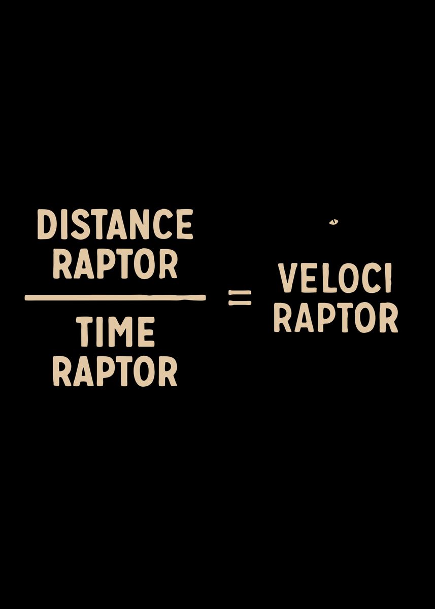 'velocity raptor' Poster, picture, metal print, paint by rasyid ...