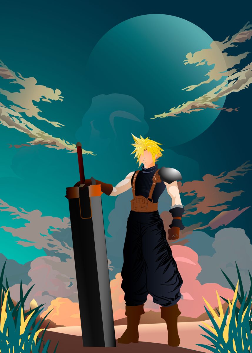 'Final Fantasy' Poster, picture, metal print, paint by Rebel Girl ...