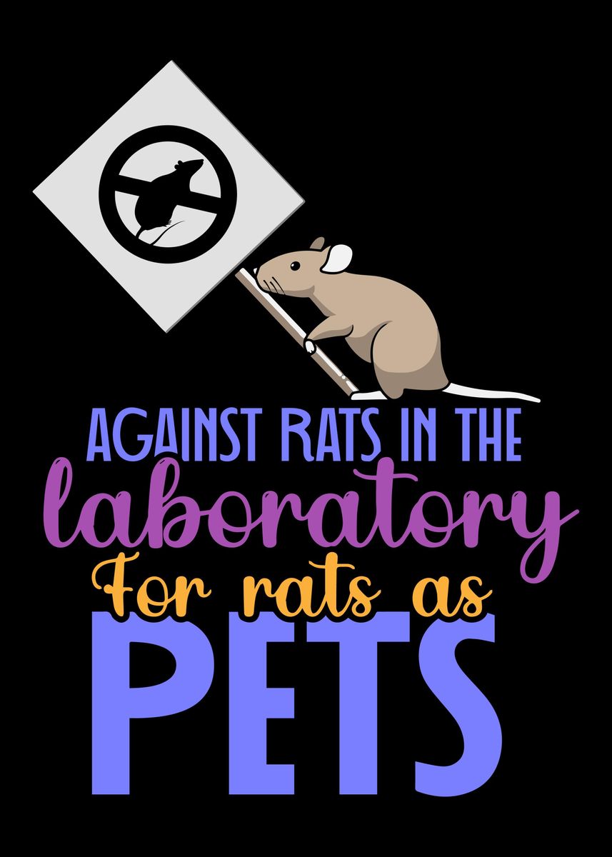 'Rats Rat Rodent' Poster, picture, metal print, paint by Sebastian ...