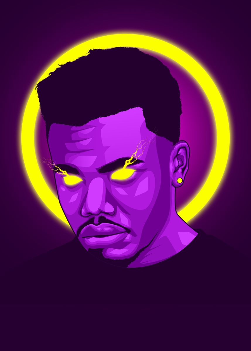 'Baby Keem' Poster, picture, metal print, paint by Colorize Studio ...