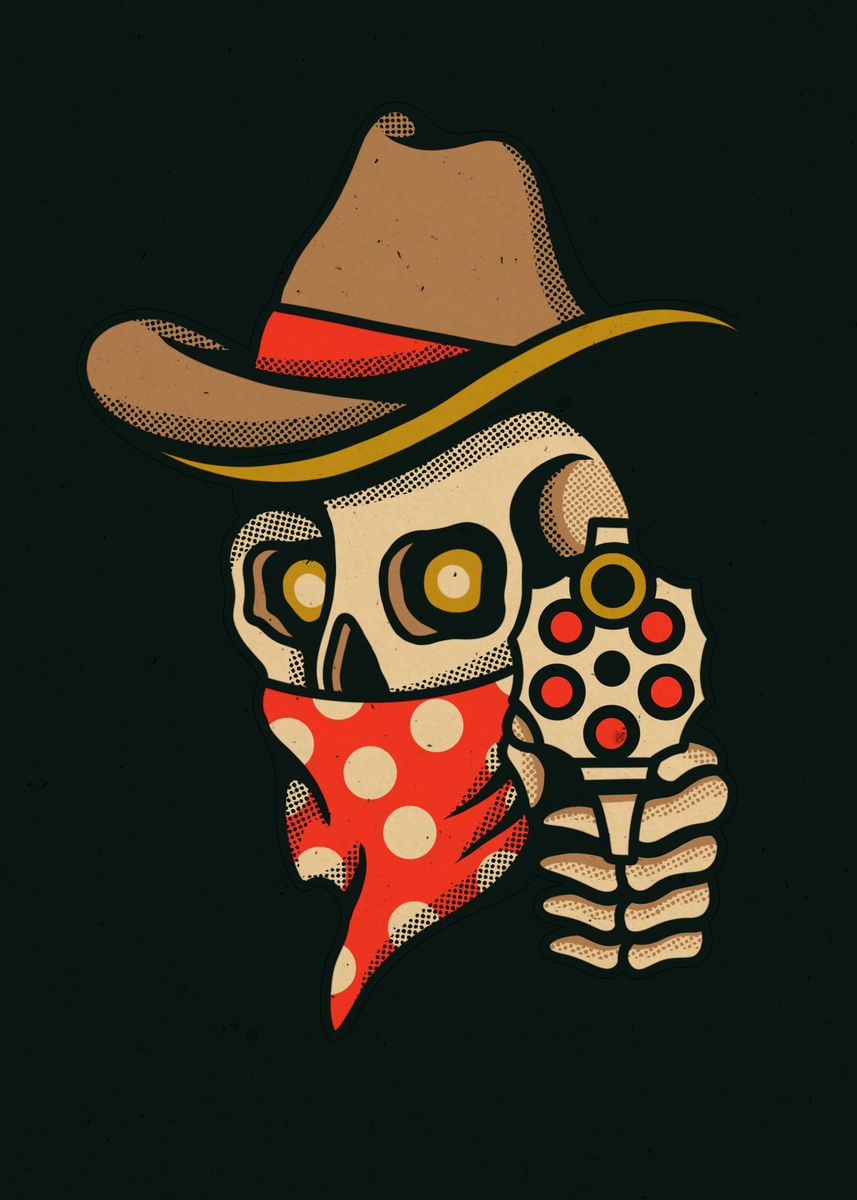 'Bandito' Poster, picture, metal print, paint by TerpeneTom | Displate