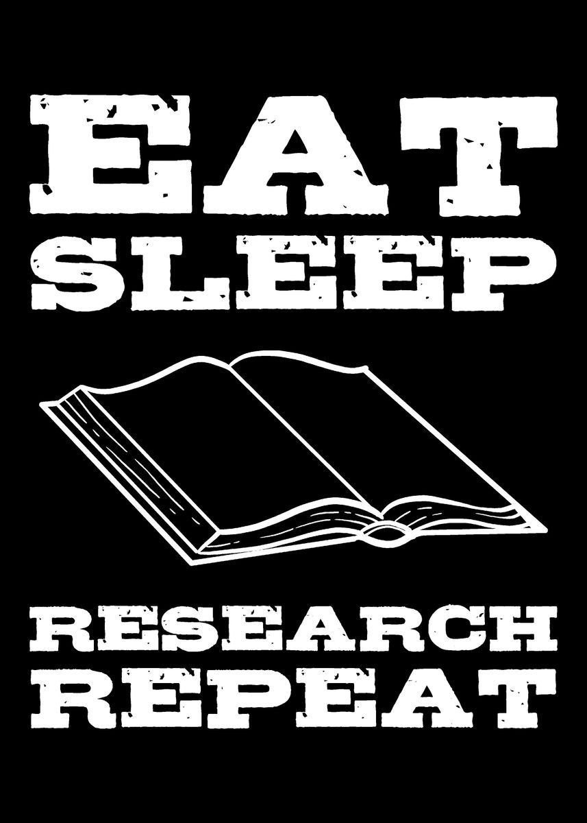 'Research repeat Student Re' Poster by Powdertoastman | Displate