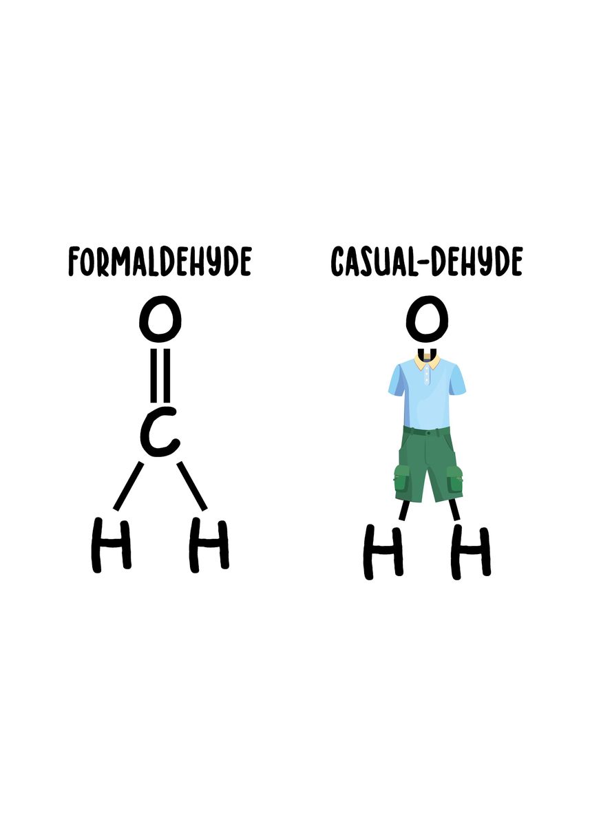 'Formaldehyde Chemistry' Poster, picture, metal print, paint by TW ...