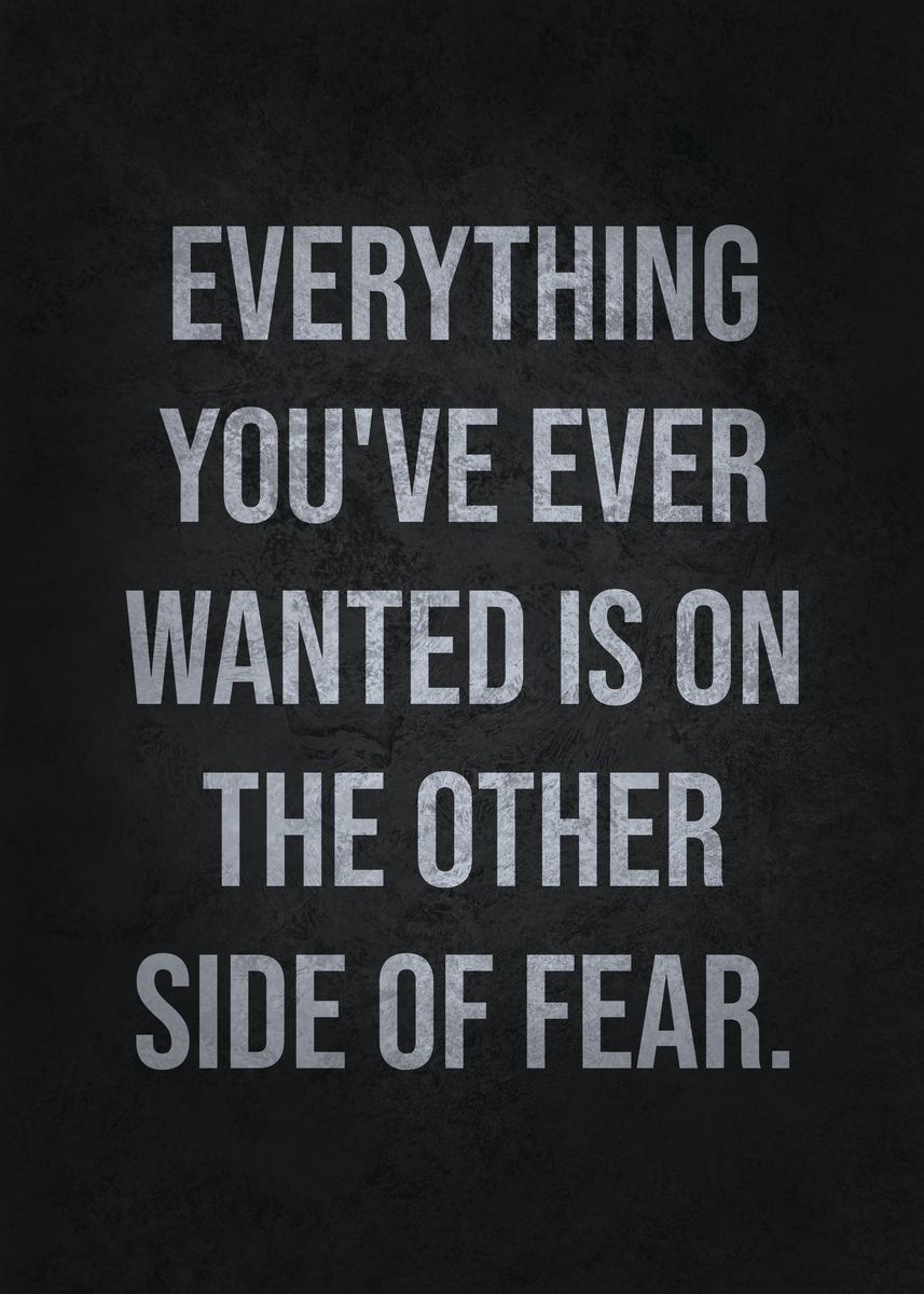 'FEAR' Poster by CHAN | Displate