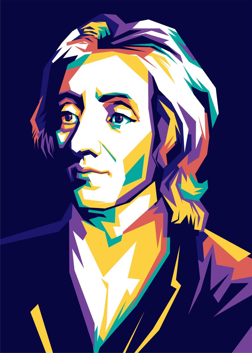 'john locke' Poster by Saidi Say | Displate