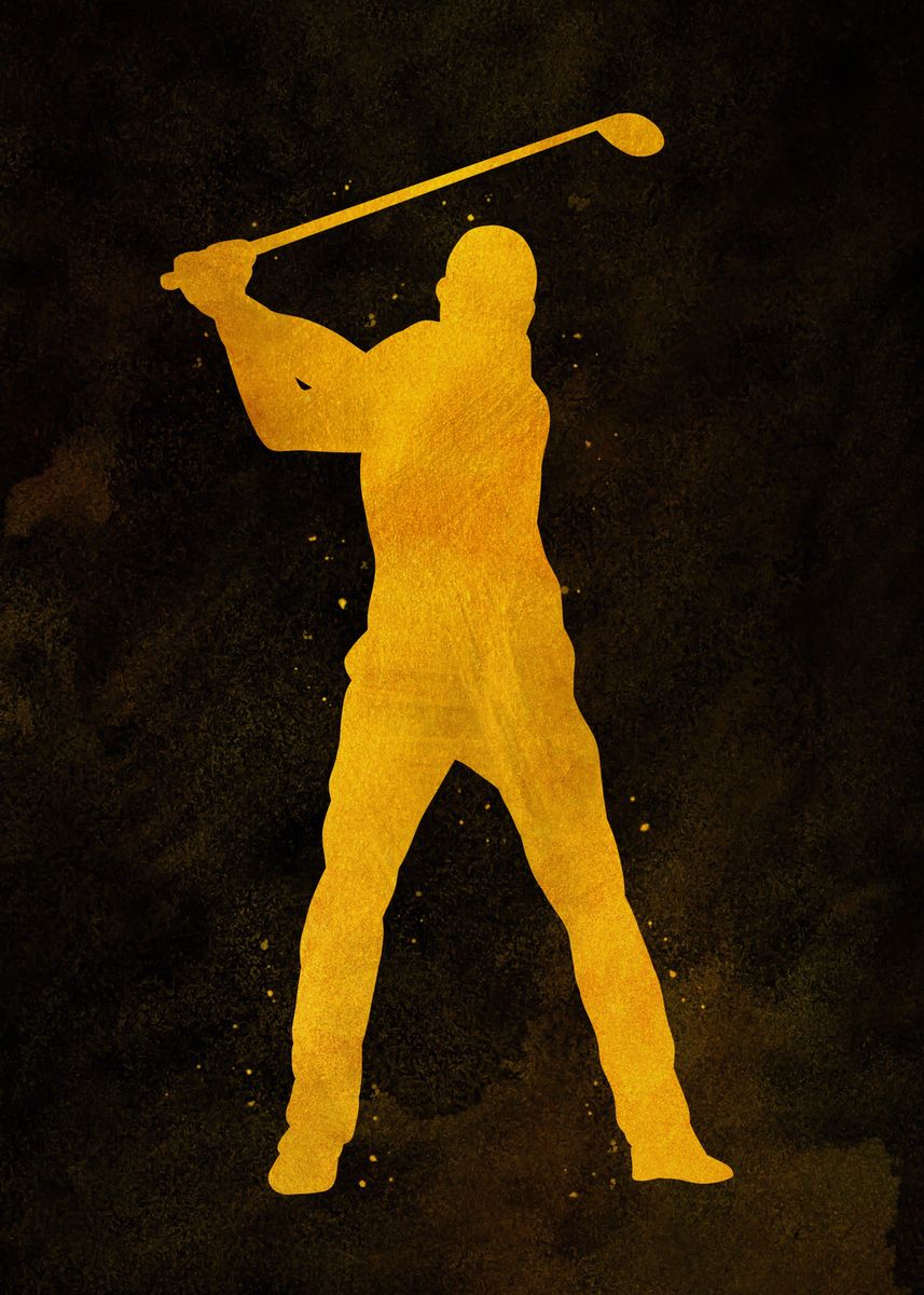 'Golf' Poster, picture, metal print, paint by Yahya Art | Displate