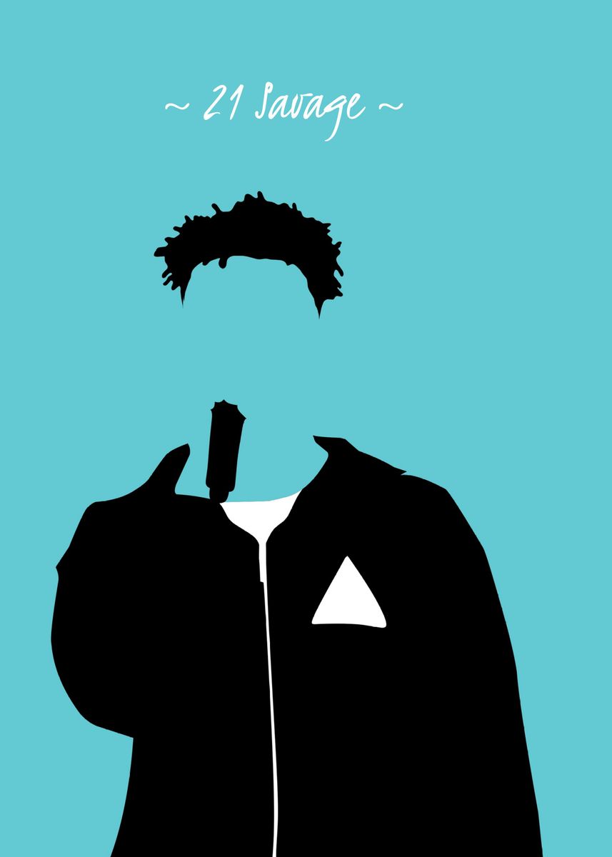 '21 savage' Poster, picture, metal print, paint by ilham prayoga | Displate