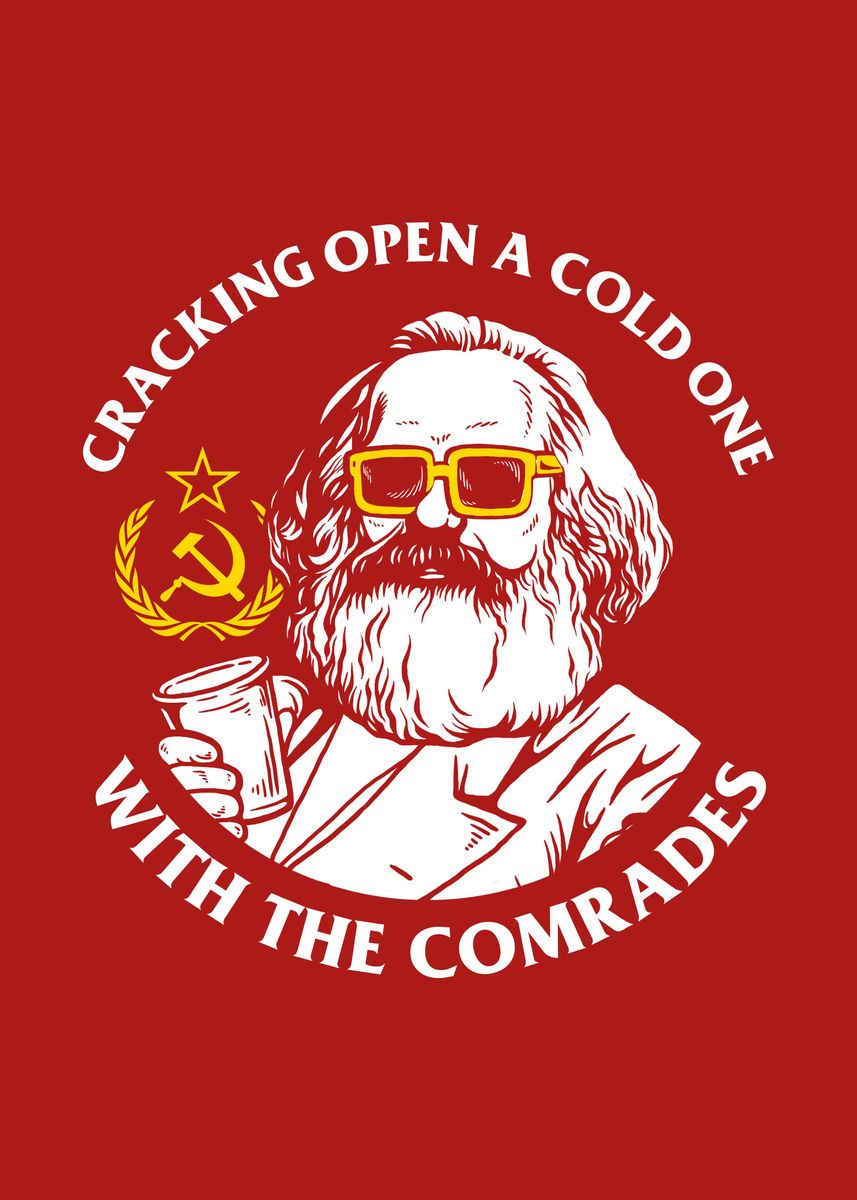 'Crack Open A Cold One' Poster, picture, metal print, paint by Yipptee ...