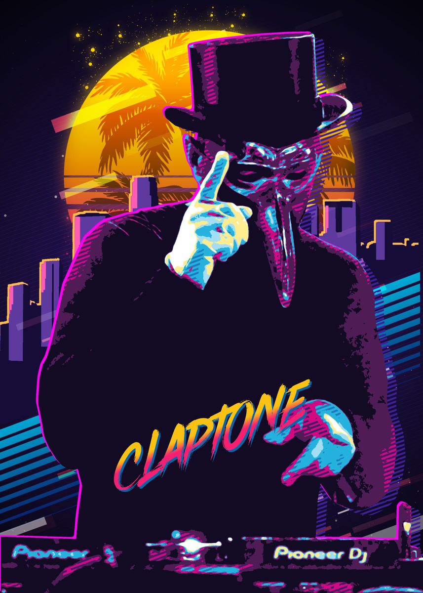'Claptone' Poster, picture, metal print, paint by Bestselling Music ...
