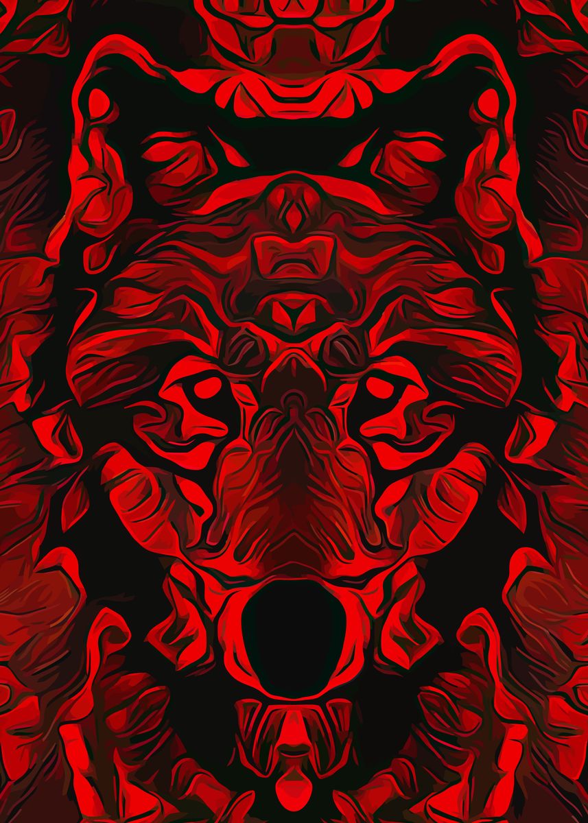 'Wolf Blood' Poster by MasterHead | Displate