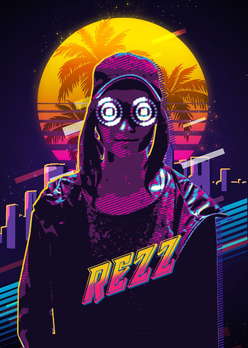 'Rezz' Poster, picture, metal print, paint by Bestselling Music Posters ...